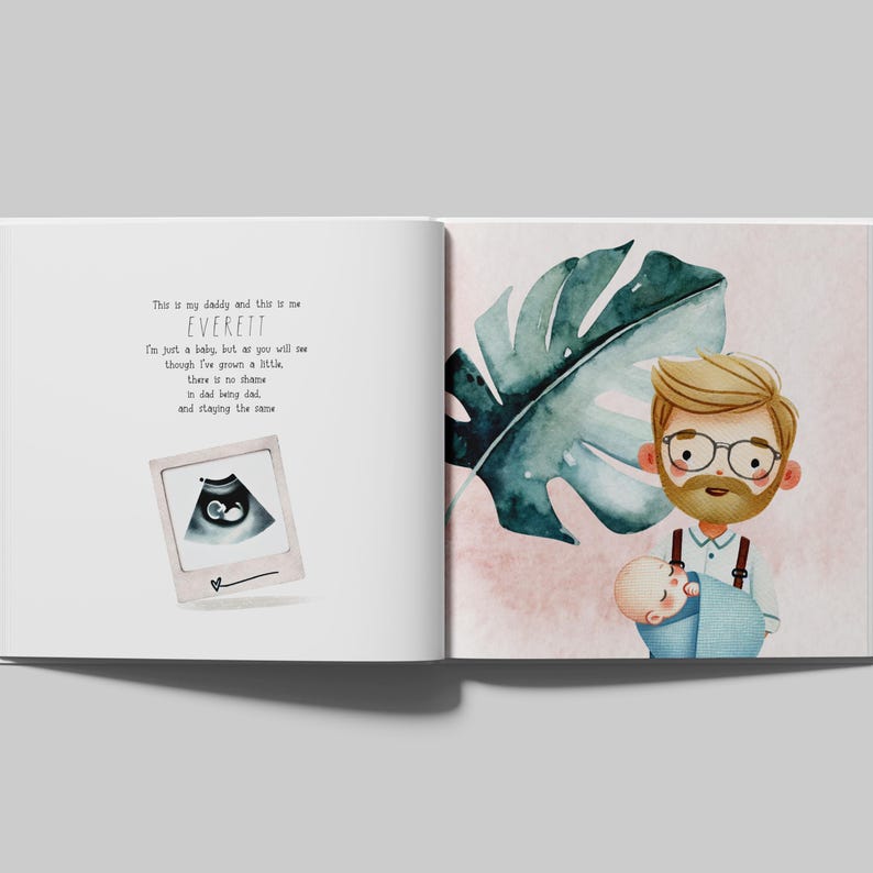 Personalized Father's Day Story Book: Custom Dad & Child Gift - Etsy