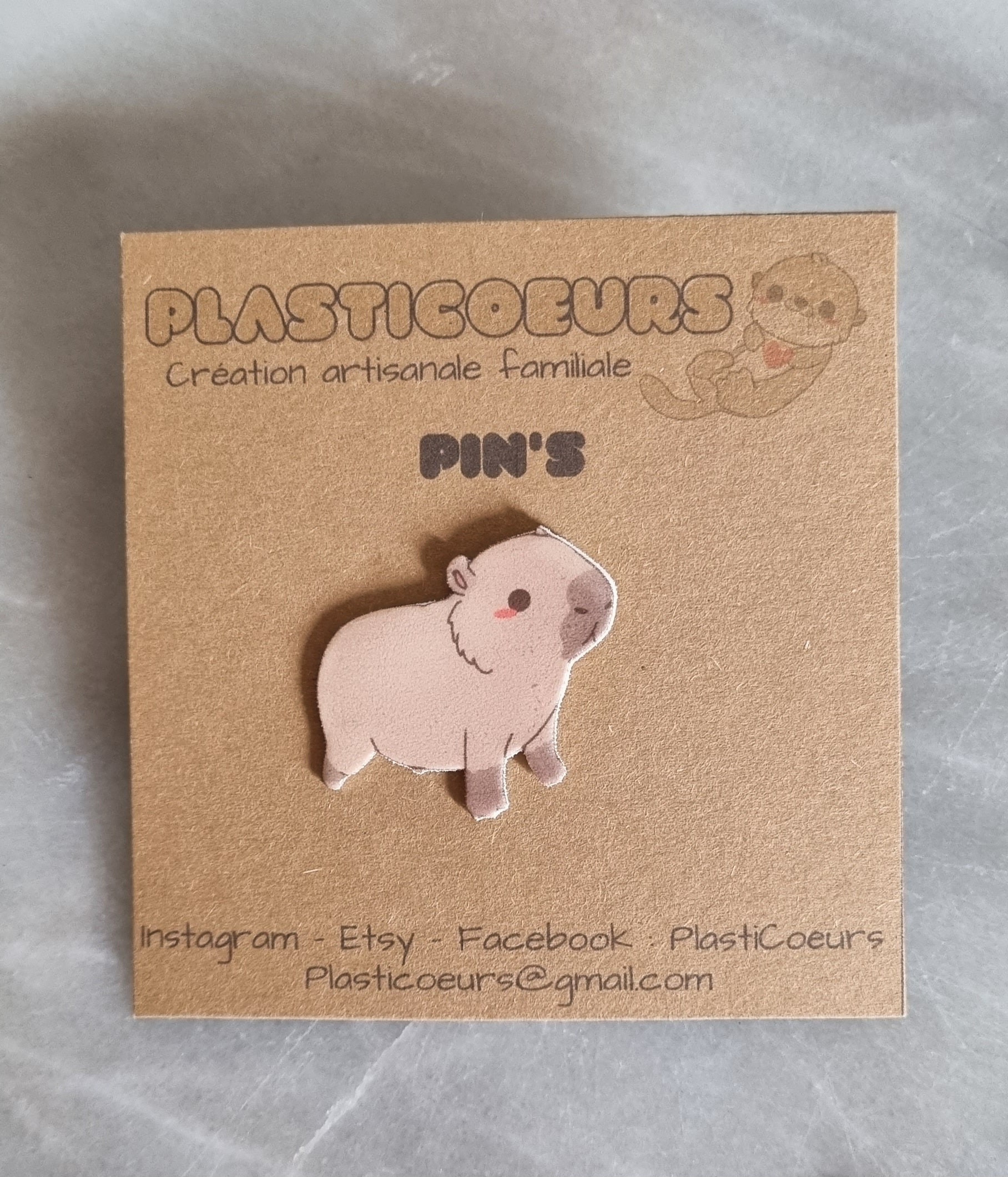Capybara Classic Pin - Etsy
