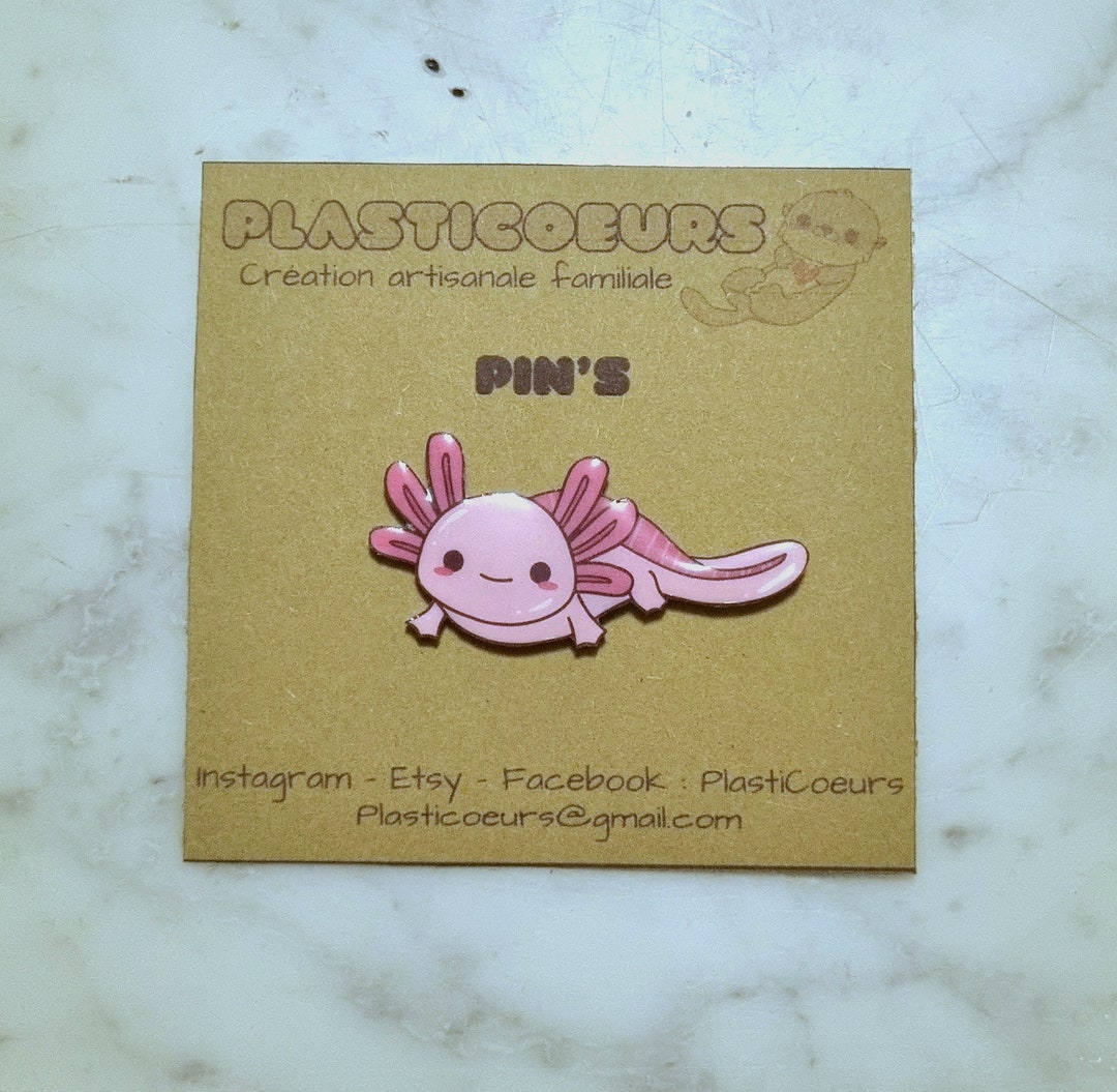 Axolotl Pin - Etsy