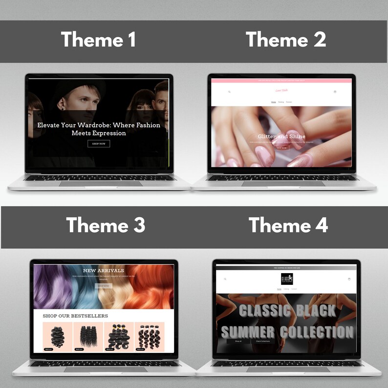 Shopify Theme Mega Bundle, Shopify Website Template Setup, Website ...