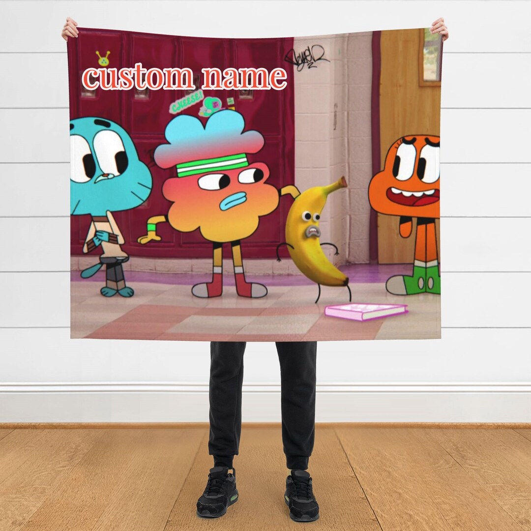 Personalized Name the Amazing World of Gumball Blankets Custom - Etsy