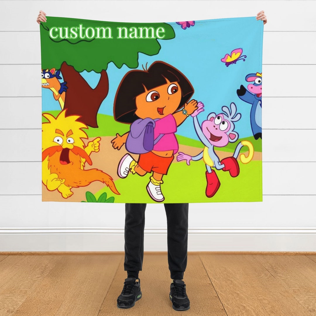 Personalized Name Dora the Explorer Blankets Custom Throw - Etsy