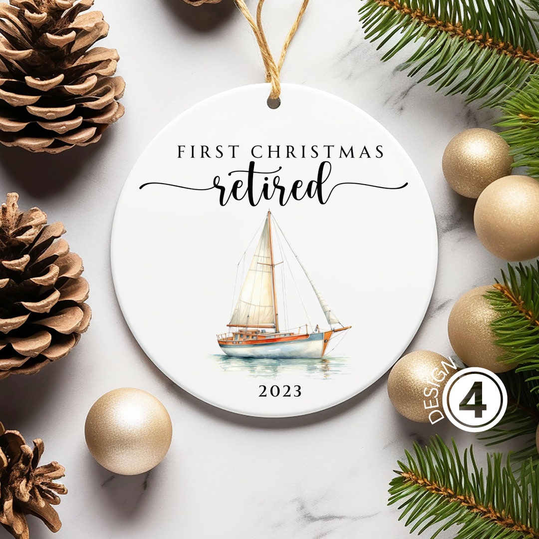 Personalized First Christmas Retired Ornament, Gift for Coworker, Funny ...
