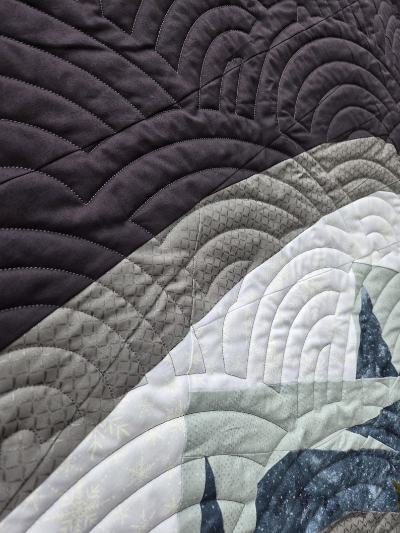 Ski/snowboard Goggle and Mountains Quilt - Etsy