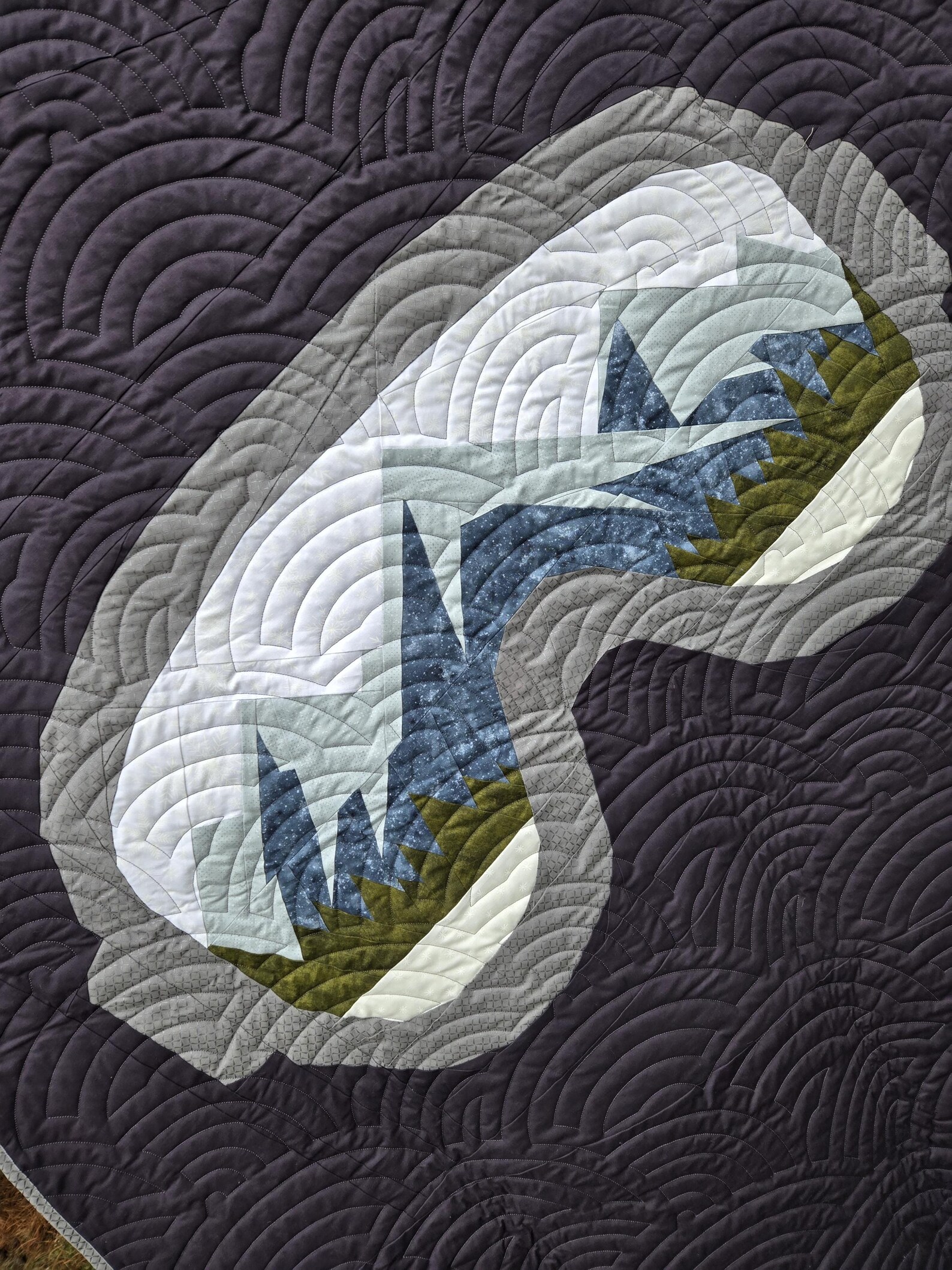 Ski/snowboard Goggle and Mountains Quilt - Etsy