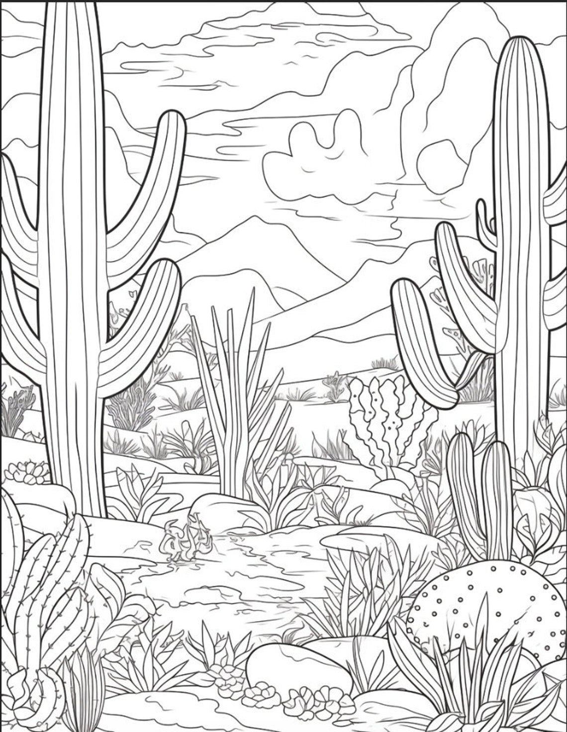 Neat Nature Coloring Pages Perfect for Active Meditation - Etsy