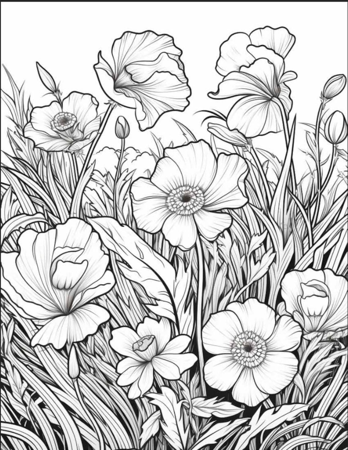 Neat Nature Coloring Pages Perfect for Active Meditation - Etsy