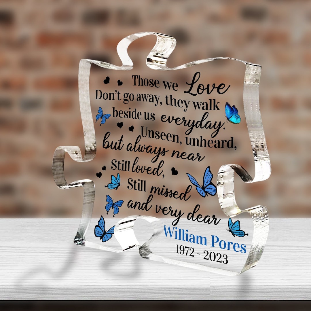 Personalized Sympathy Gifts Memorial Bereavement Gifts Acrylic - Etsy