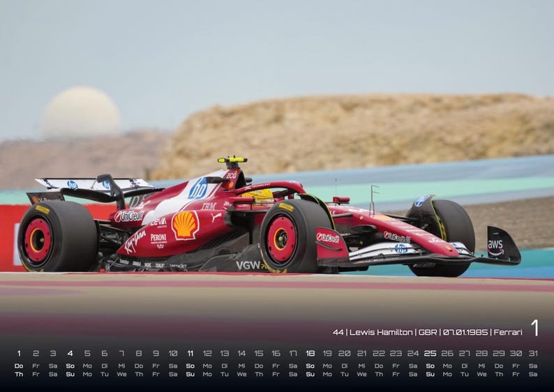 Formel 1 - Grand Prix - 2026 - F1 Kalender - Etsy.de