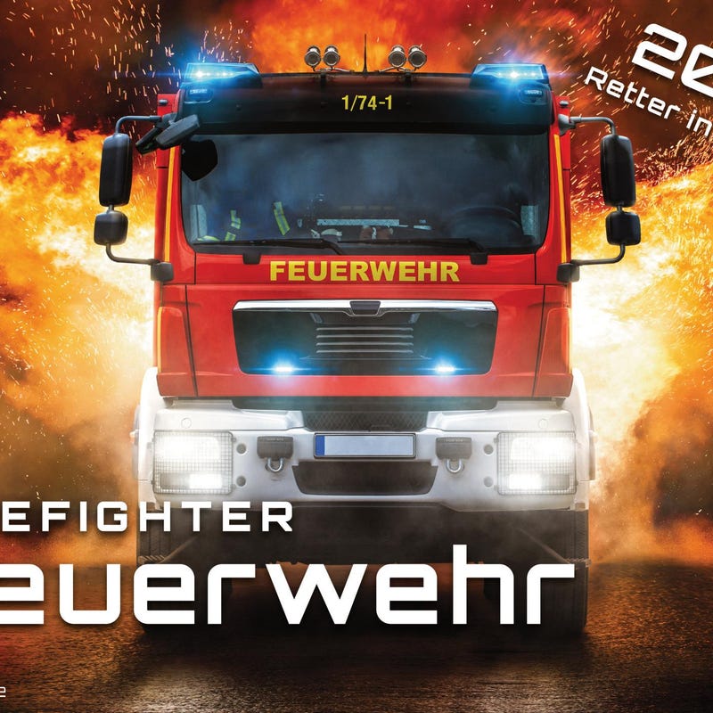 Firefighter Calendar 2026 - Etsy