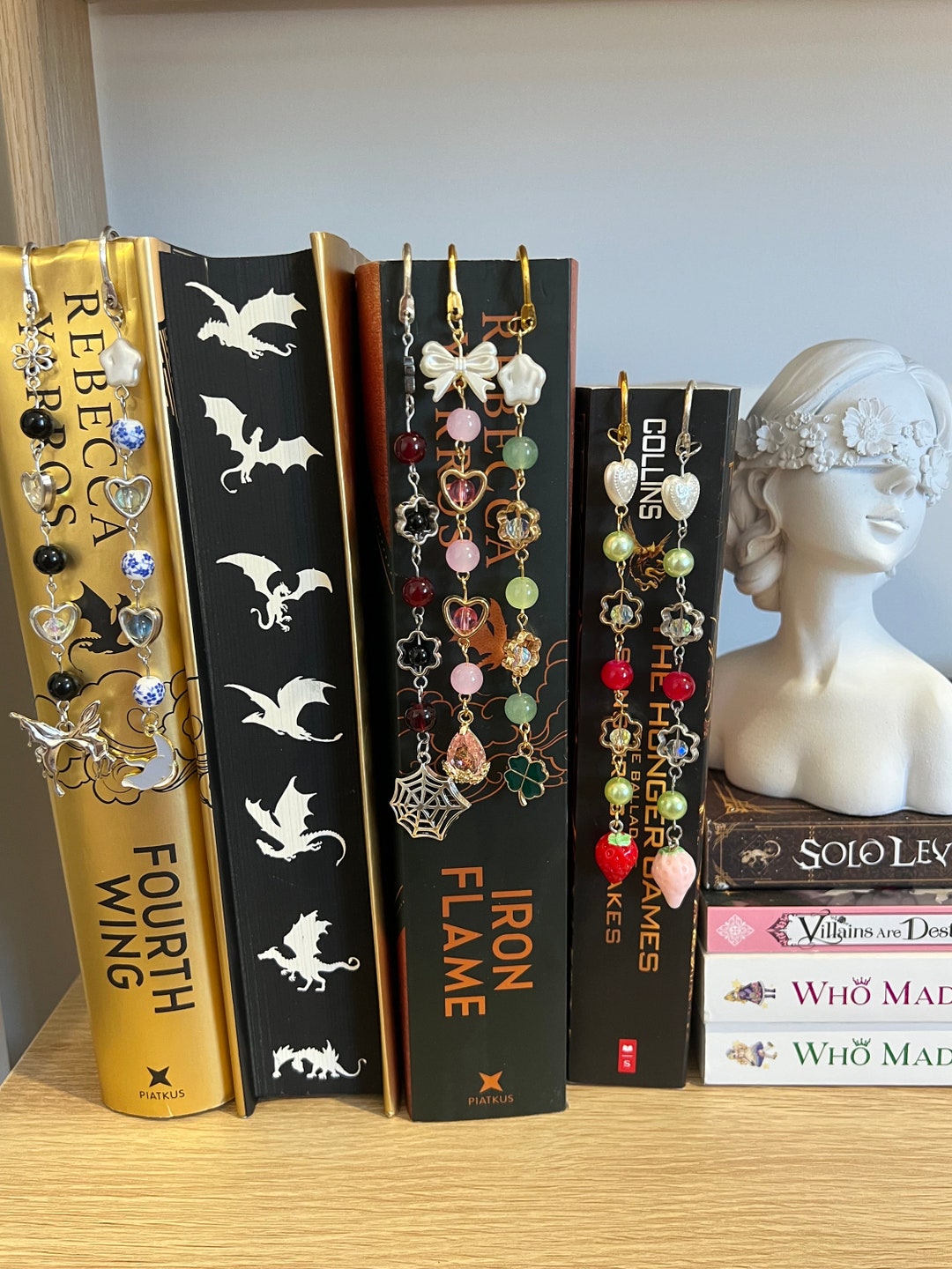 Metal Bookmarks II | Dangling Beaded Bookmark | Gift Idea | Charm ...