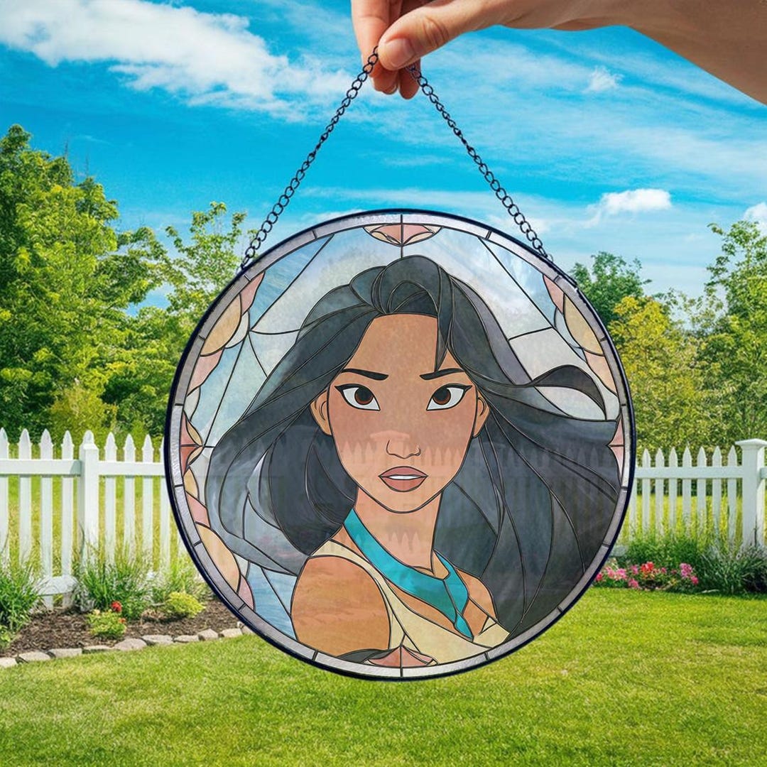 Stained Glass Raya Suncatcher, Raya and the Last Dragon Movie Window ...
