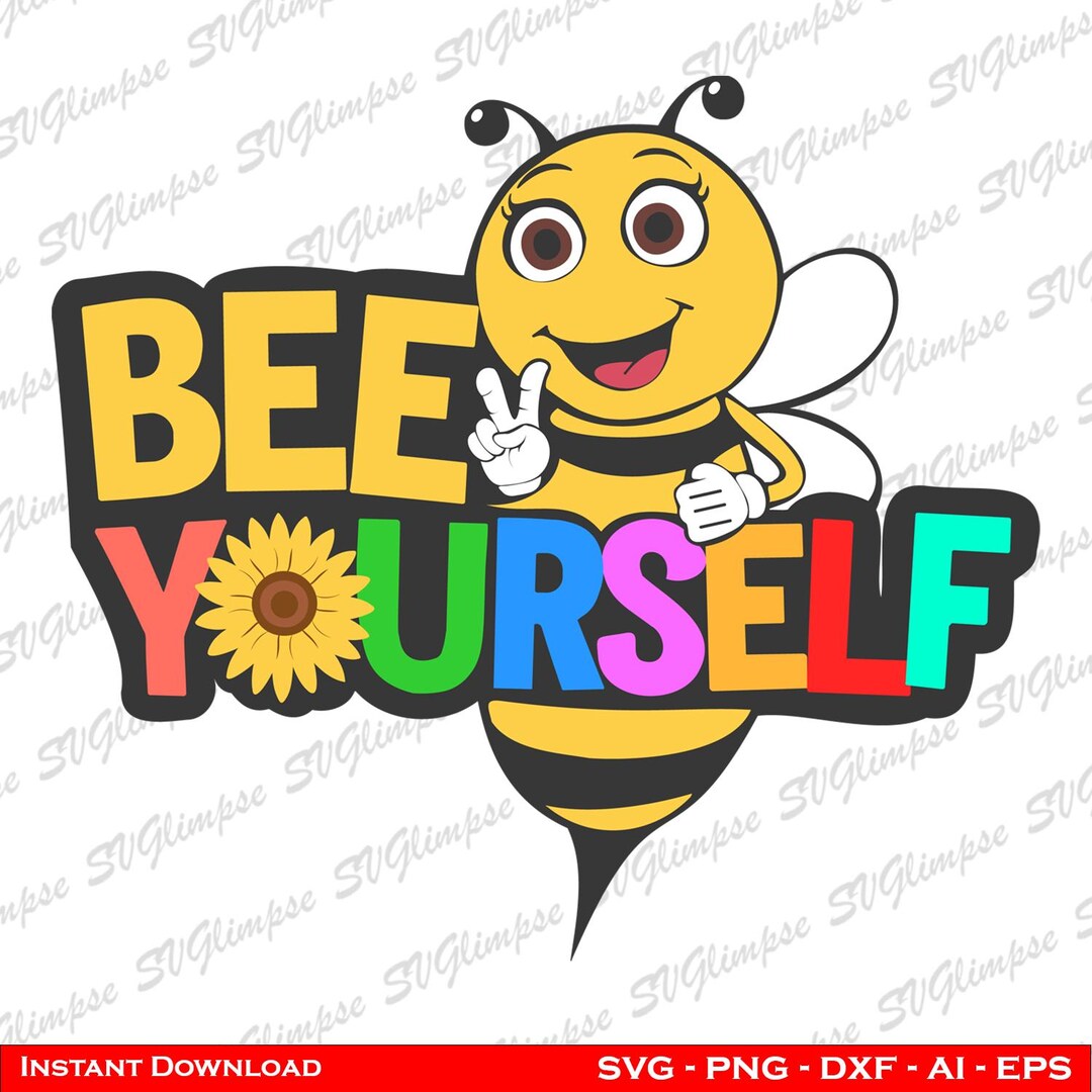 Bee Clipart, Bee Yourself, Bee Png, Succession Quotes, Bee Svg ...