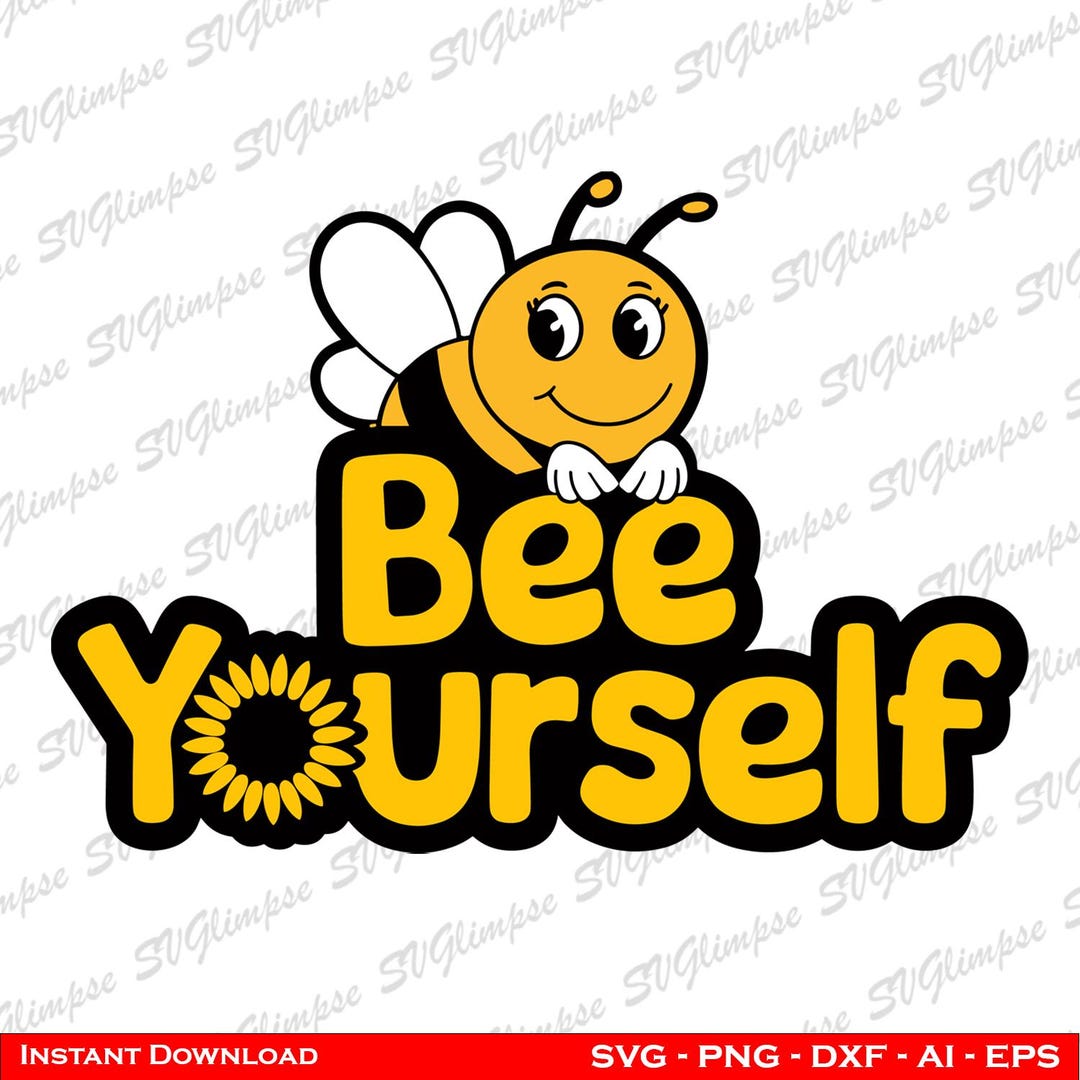 Bee Clipart, Bee Yourself, Bee Png, Succession Quotes, Bee Svg ...