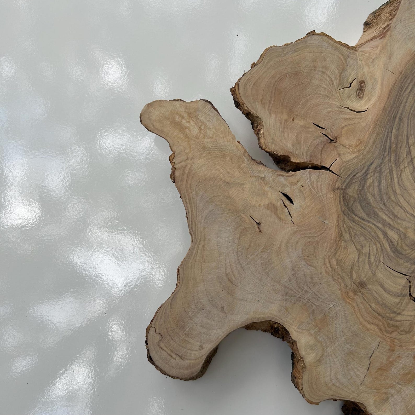 Olive Wood Slab for Live Edge DIY Wood Art, Uniqe Wood Slice for Epoxy ...