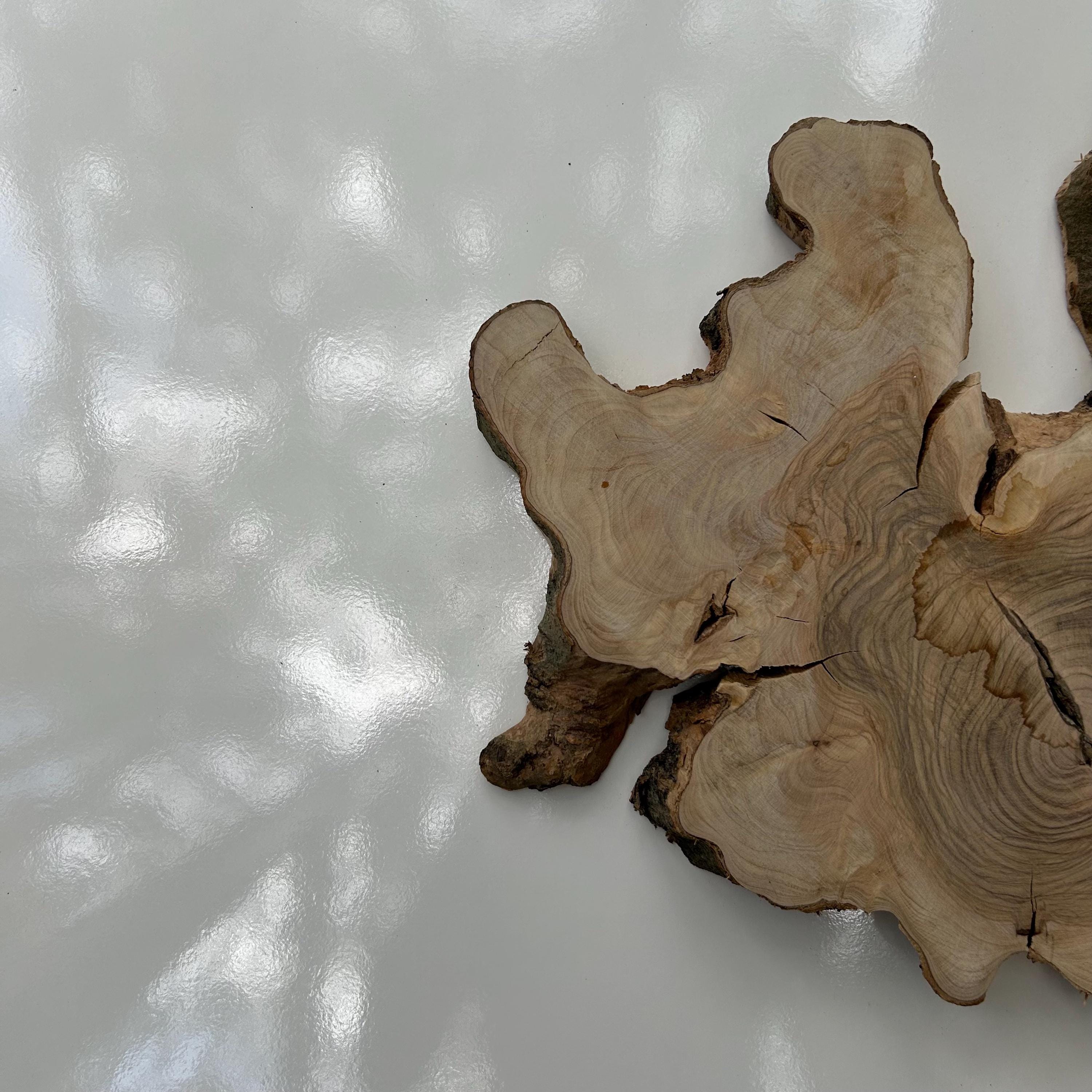 Olive Wood Slab for Live Edge DIY Wood Art, Uniqe Wood Slice for Epoxy ...