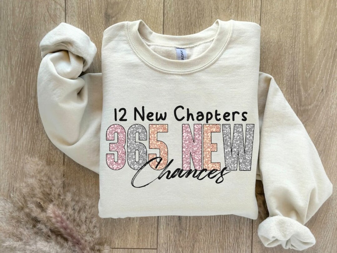 12 New Chapters 365 New Chances PNG Simple New Year Png New - Etsy