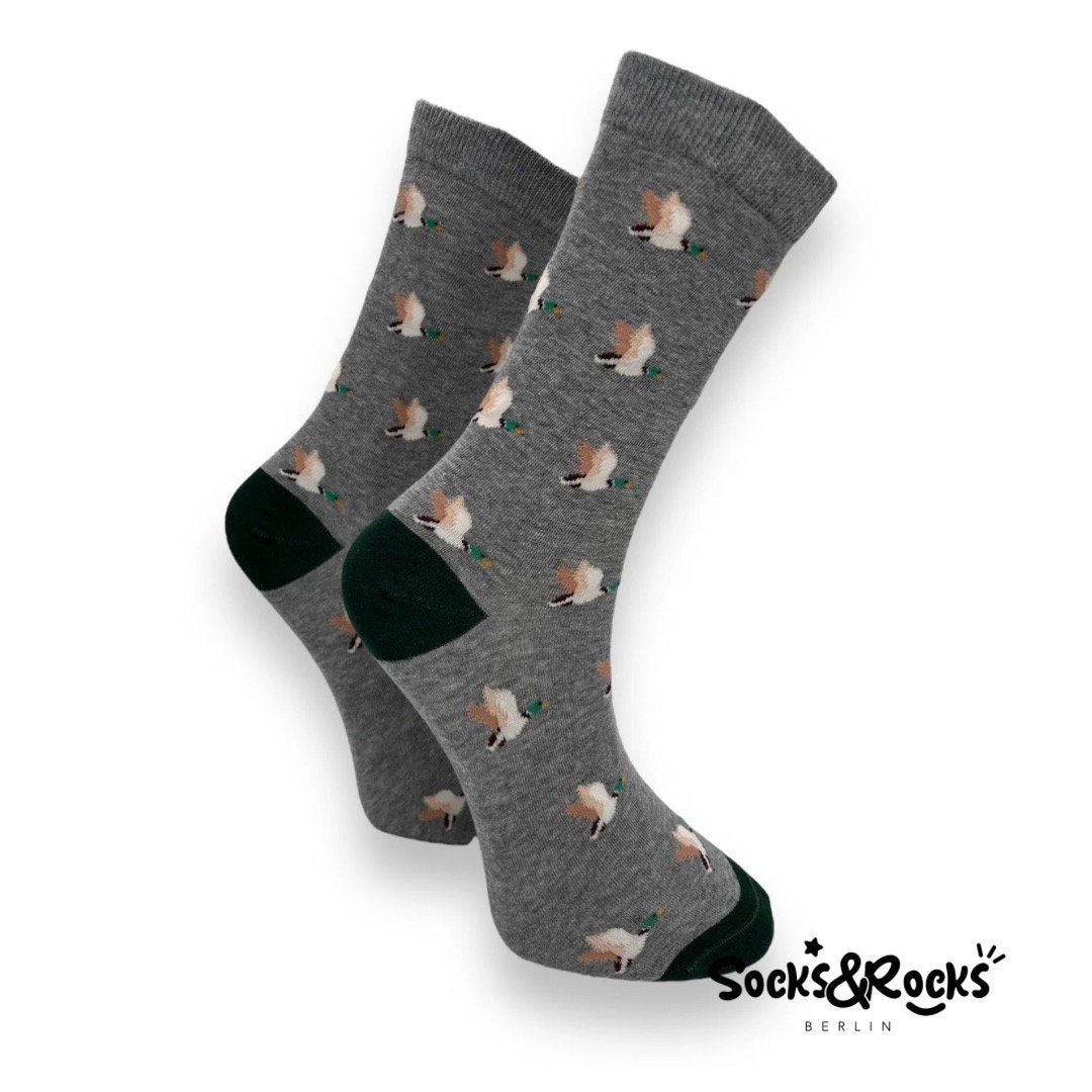Duck Socks | Flying Duck Socks | Birds Socks | Gift for Bird Lovers ...