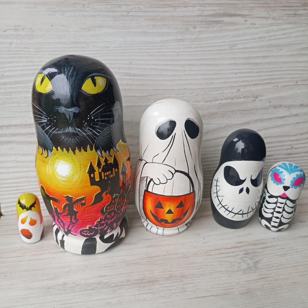 Halloween Toys Horror Nesting Dolls for Kids Halloween Ghost Ornament ...
