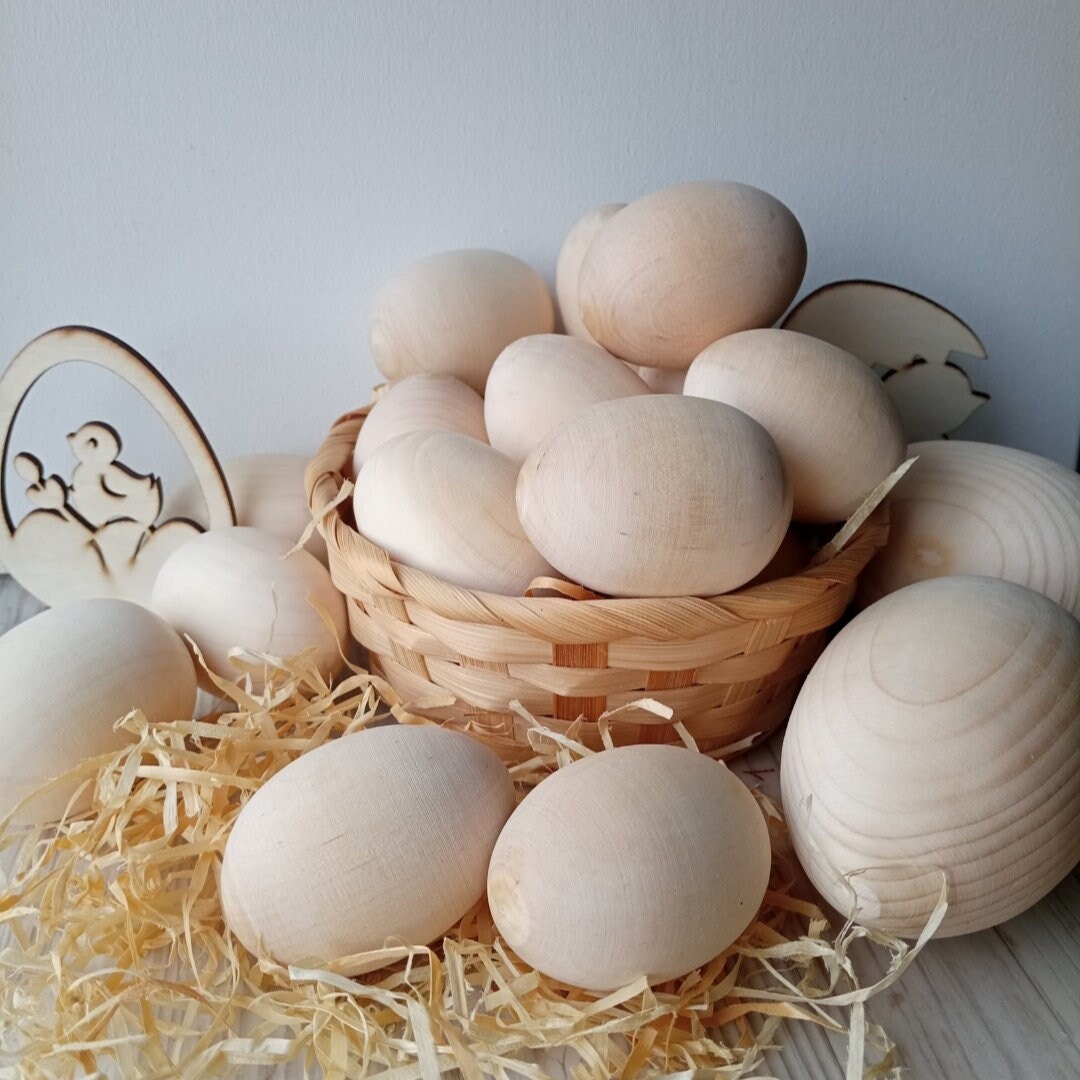 Wooden Blanks for Crafting Easter Eggs for Painting - Etsy