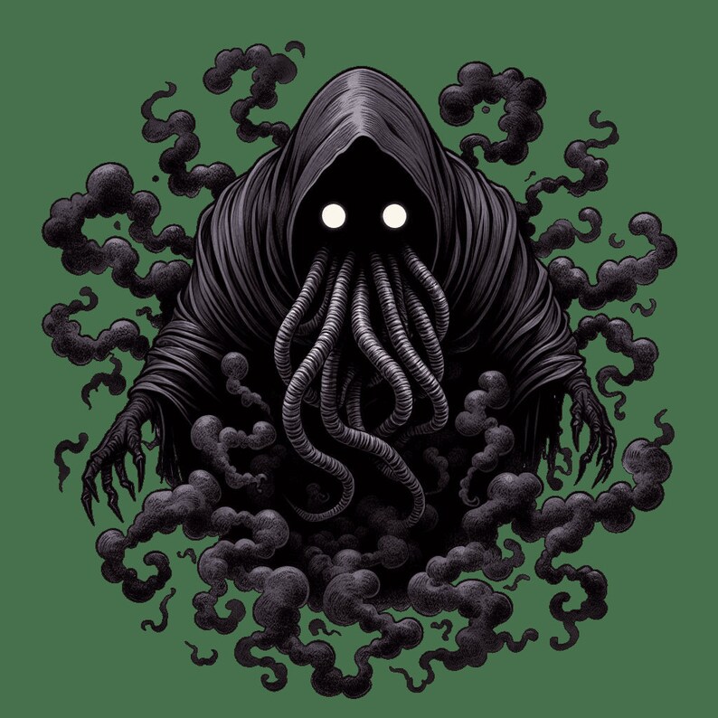 50 Black Smoke Demons and Monsters Rpg Mtb Tokens - Etsy