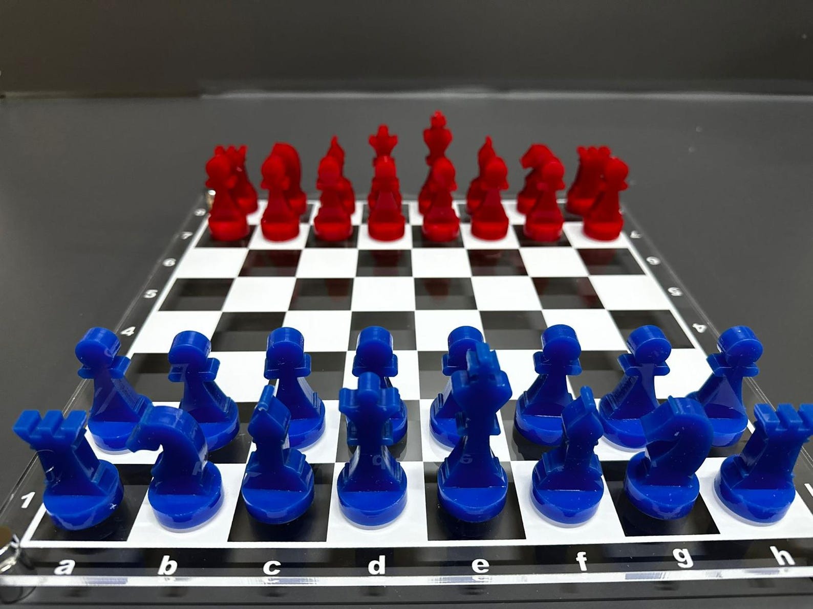 Premium Acrylic Chess Set | Handcrafted Modern Chess Board With Pieces ...