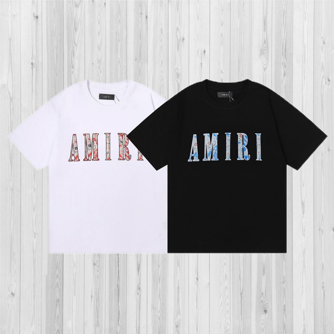 Amiri T-shirt, Letter Print AMIRI T-shirt, Vintage Amiri Logo Shirt ...
