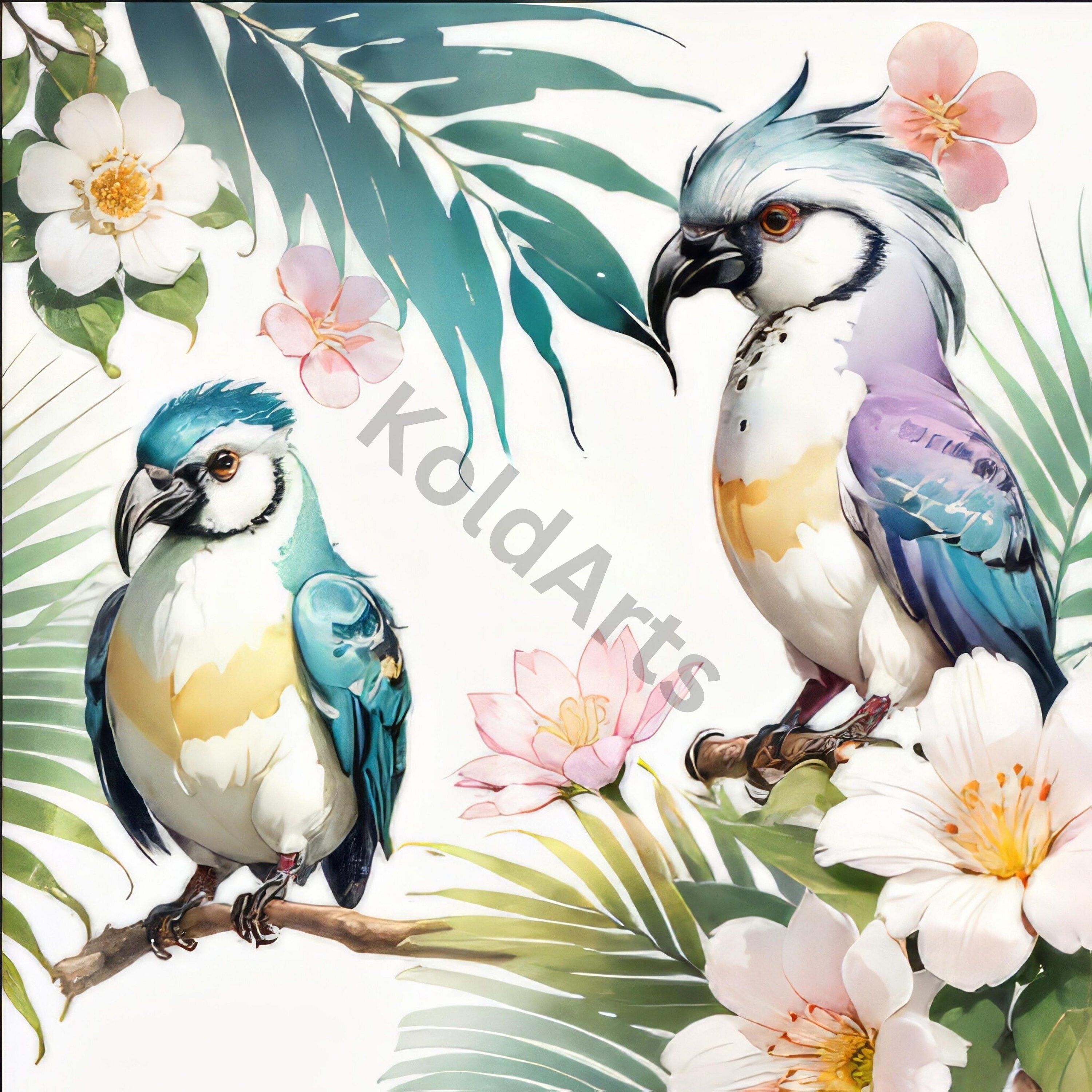 Watercolor Tropical Bird Clipart 38 Images of Flower Vibrantbirds JPG ...