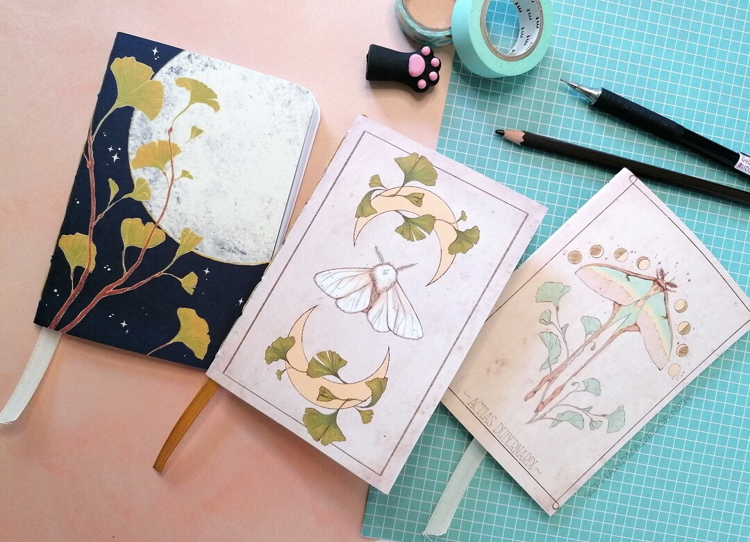 Handmade Notebook From the Night Butterfly Collection - 3 Designs ...