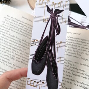 Gold Foil Ballet Shoe Bookmarks | Ballet Stationery | Gift for Book ...