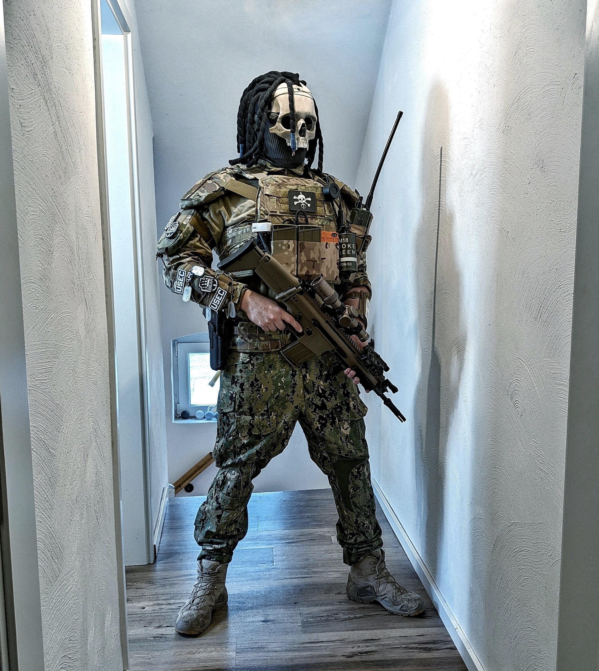 Complete Escape From Tarkov EFT Knight Goons Kit - Face Mask Face Mask ...