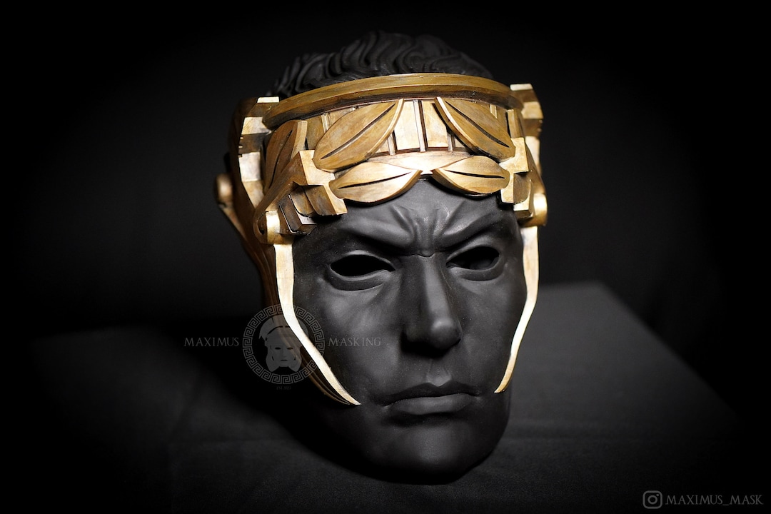 Octavius - Ancient Face Mask Roman, Greek, Ancient Mask, Larp, Mask for ...
