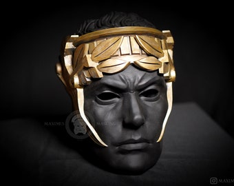 Roman General Face Mask, Greek, Ancient Mask, Roman, Larp, Mask for Men ...