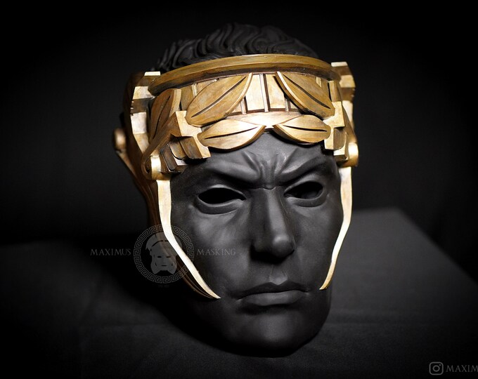 Octavius Ancient Face Mask Roman, Greek, Ancient Mask, Larp, Mask for ...