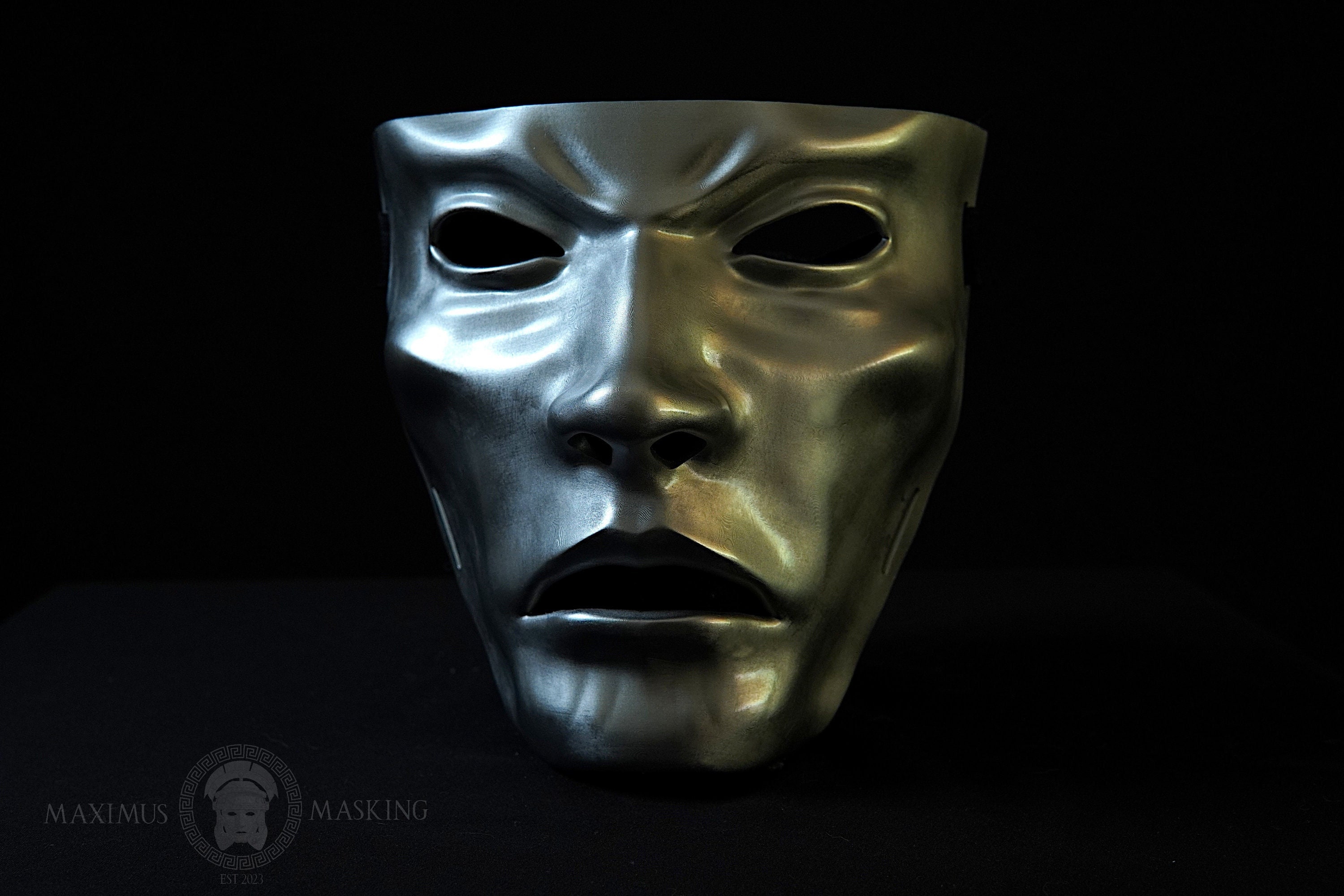 Hades Roman Helmet Face Mask Face Mask, Greek, Ancient Mask, Roman ...