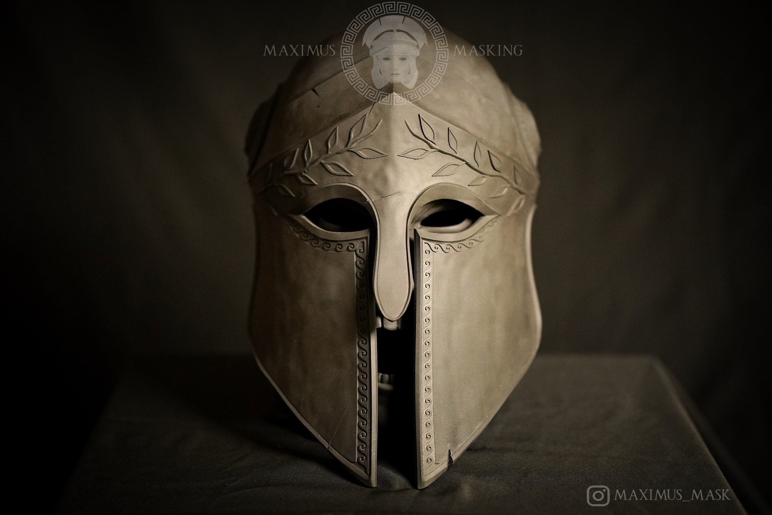 The Spartan Face Mask, Greek, Ancient Mask, Roman, Larp, Mask for Men ...