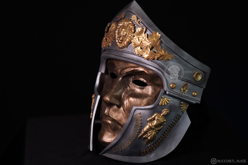 Roman General Face Mask, Greek, Ancient Mask, Roman, Larp, Mask for Men ...