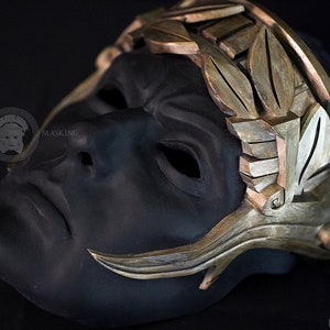 Octavius - Ancient Face Mask Roman, Greek, Ancient Mask, Larp, Mask for ...