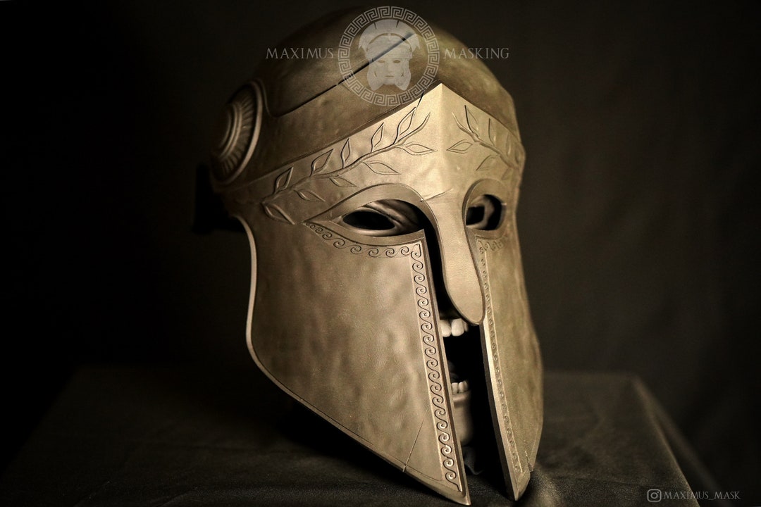 The Spartan - Face Mask, Greek, Ancient Mask, Roman, Larp, Mask for Men ...