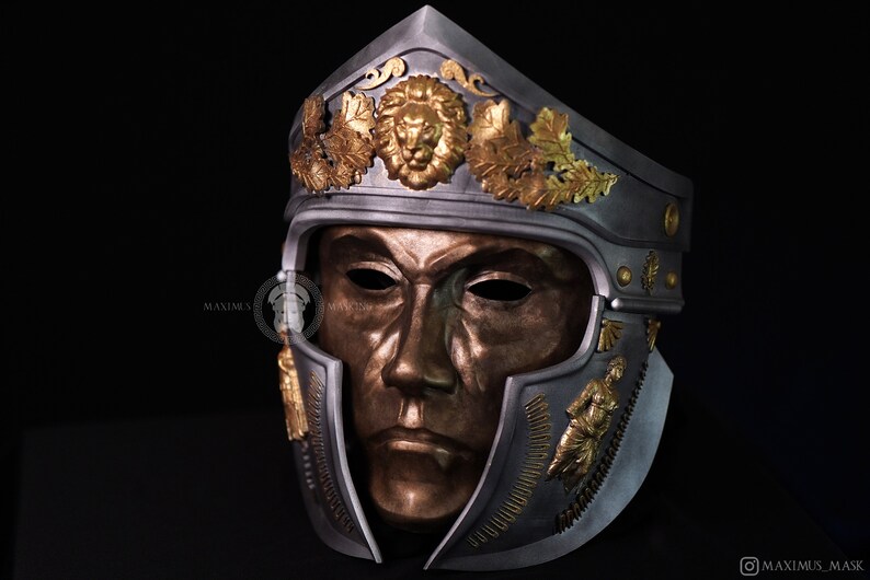 Roman General Face Mask, Greek, Ancient Mask, Roman, Larp, Mask for Men ...