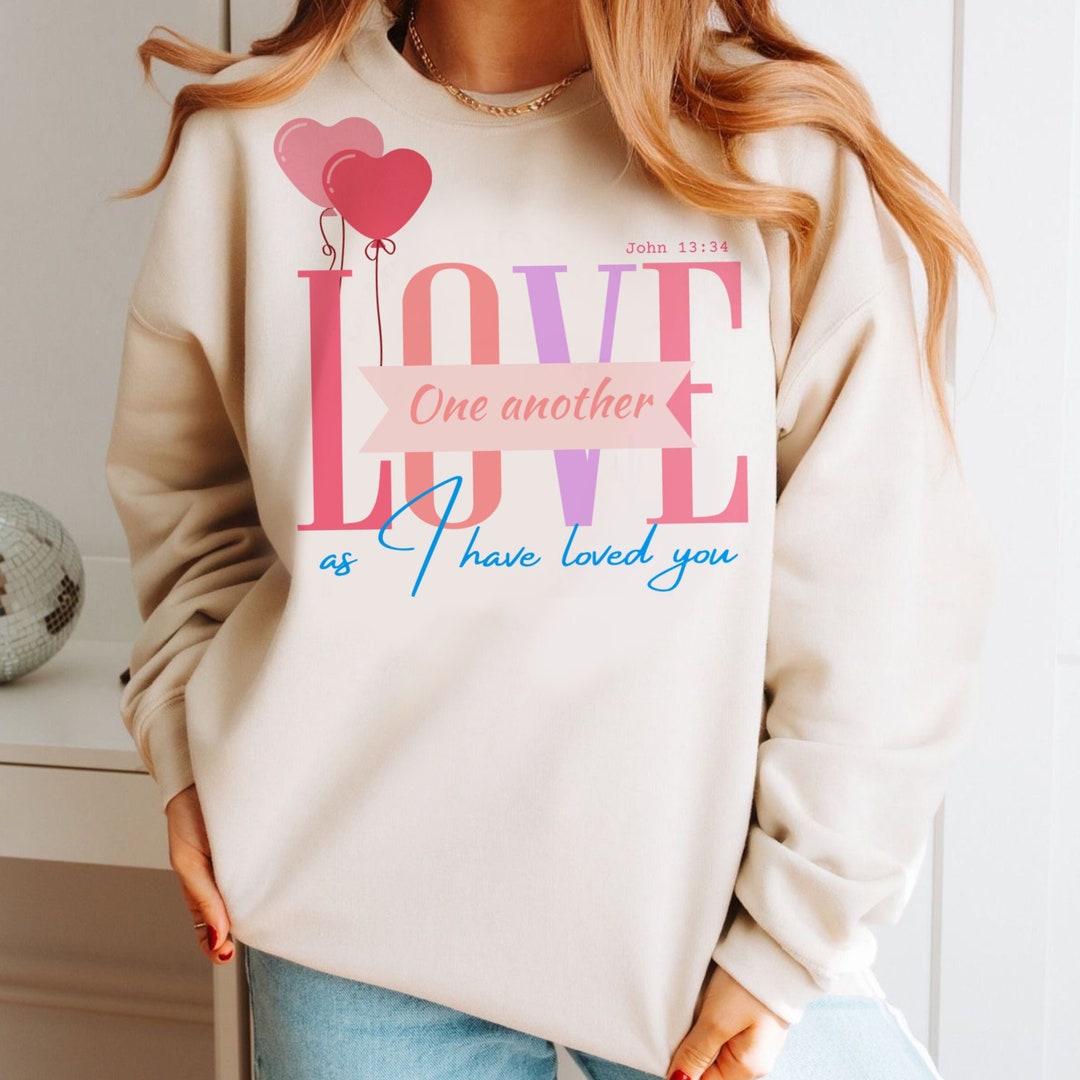 Instant Download, Love One Another, John 13:34, Valentines, Christian ...