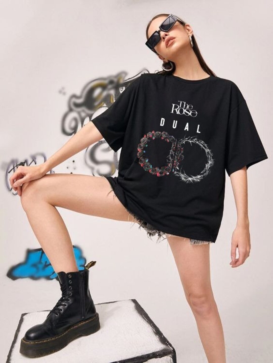 The Rose Kpop Band Shirt the Rose Dual Album Shirt Kpop - Etsy