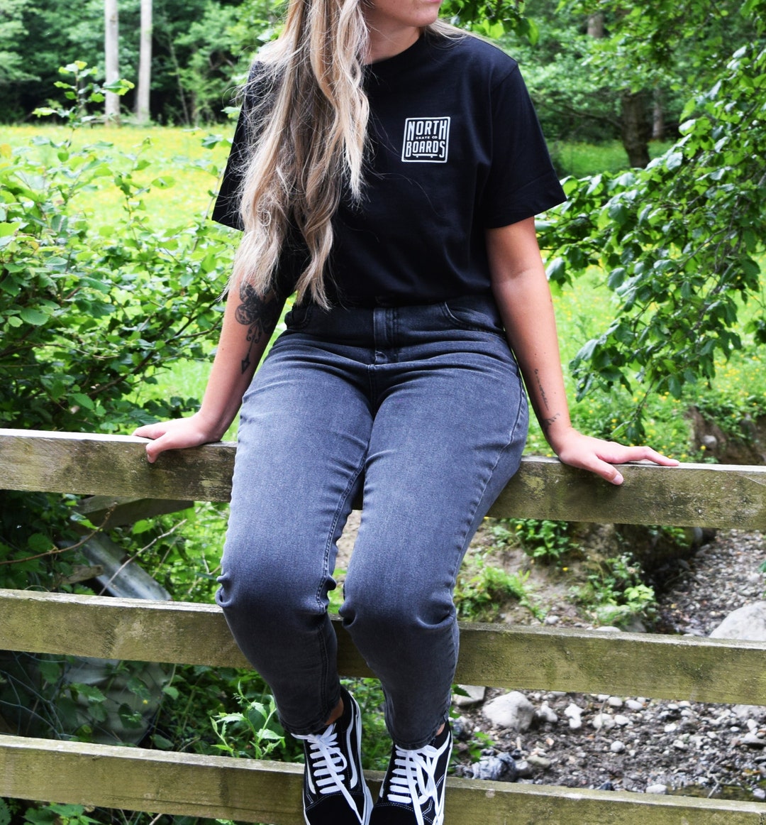 Black Riser Logo Unisex Tee - Skate Clothing - Skateboarding - Etsy