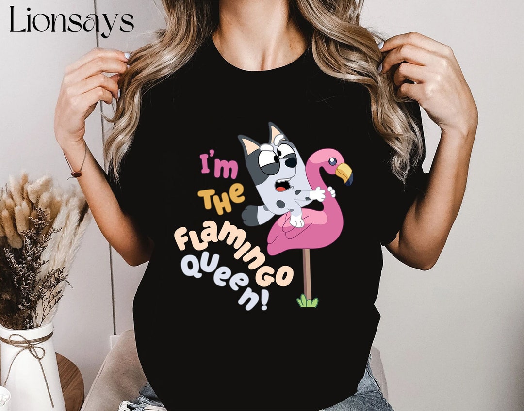 Bluey Muffin Mingo Shirt Muffin Flamingo Funny Shirt - Etsy