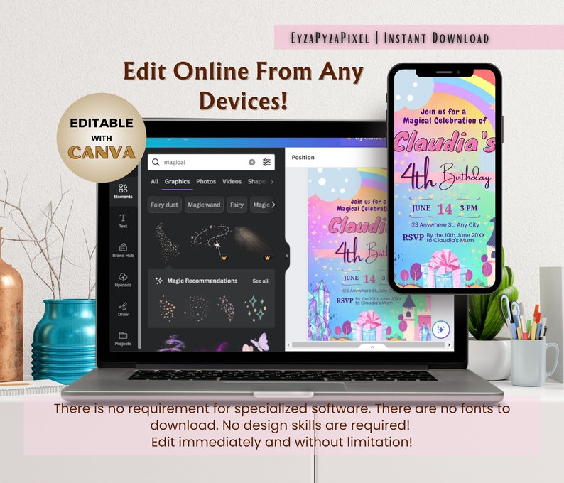 Editable Colorful Magical Rainbow Kit Kat Bar Wrapper 1.5oz - Etsy