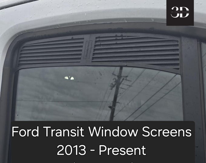 Ford Transit Van | Window Vent Bug Screen (pair) | 2013 – Present | - Etsy