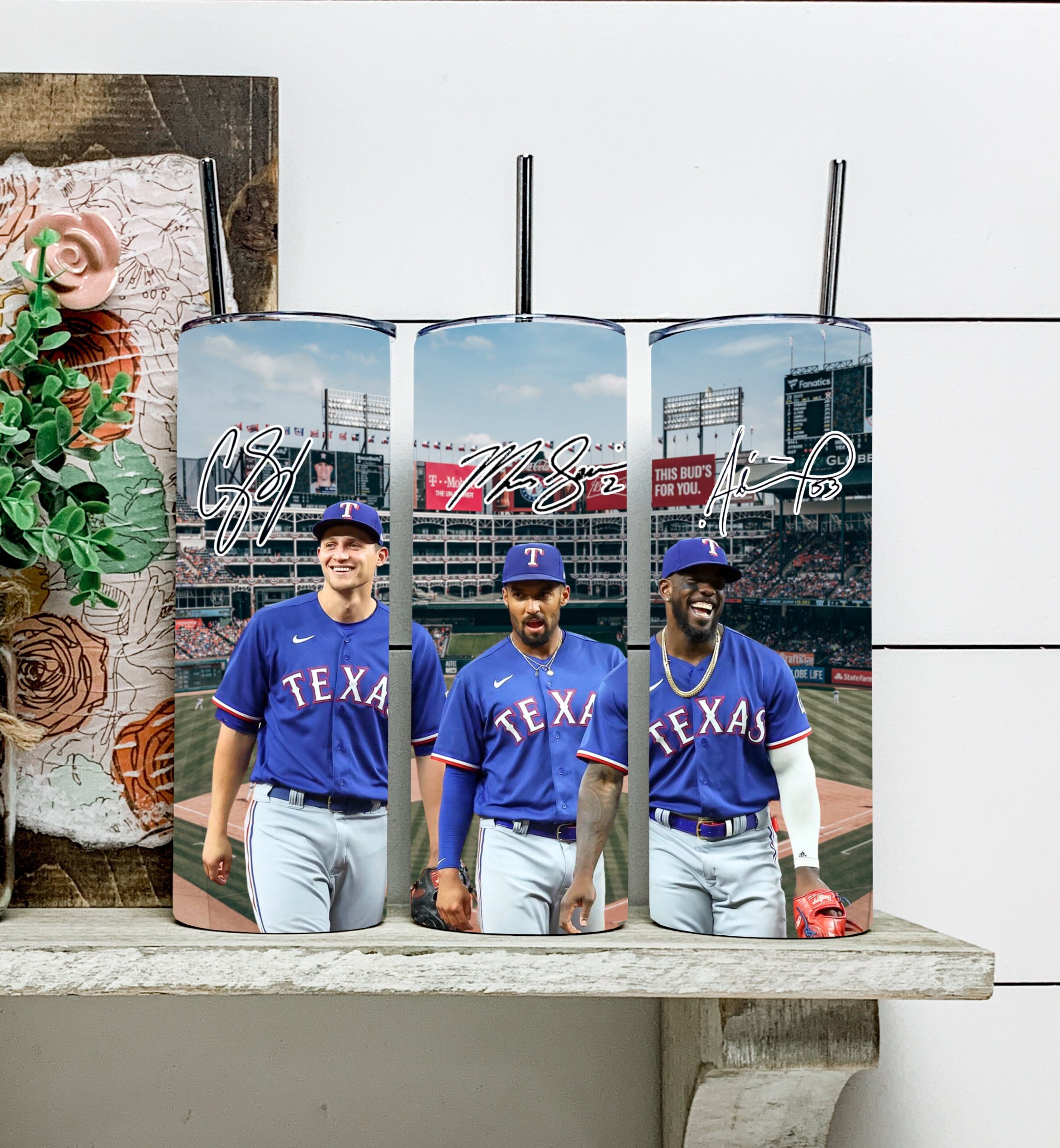 Texas Rangers 20oz Tumbler Wrap - Etsy