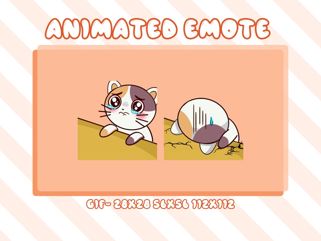 Cat Slam Animated Twitch Emote, Animated Slam Cat Twitch Discord ...