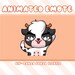 Up Down Dance Dairy Cow Animated Twitch Emote, Animated Dairy Cow up ...
