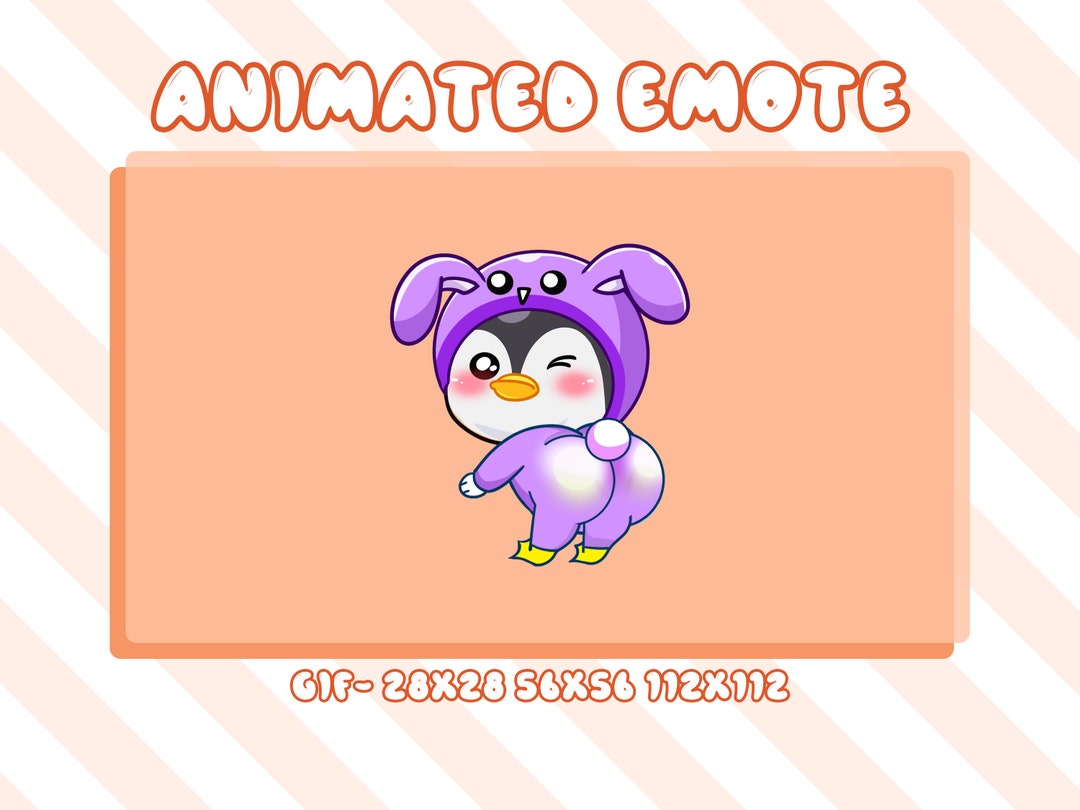 Butt Slap Penguin Animated Emote, Animated Butt Slap Penguin Twitch ...